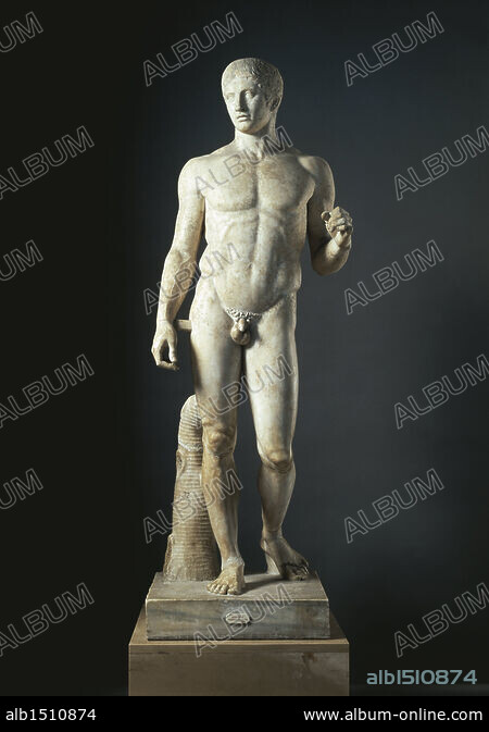 Spear Bearer Polykleitos Doryphoros Roman Copy