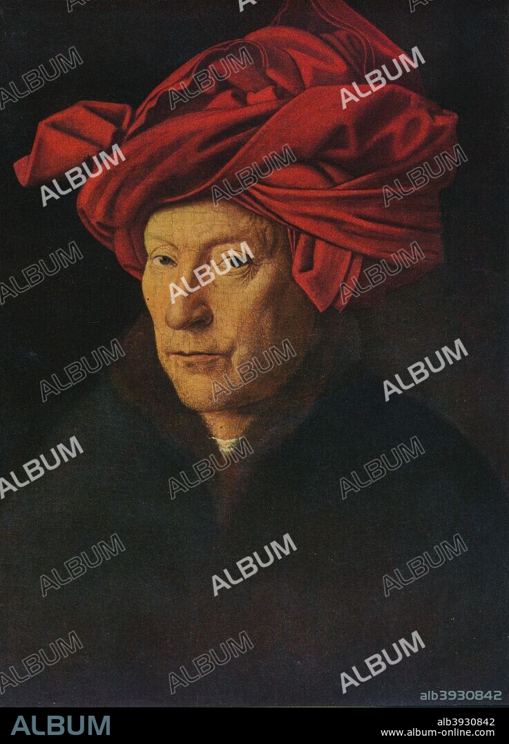 Jan Van Eyck Self Portrait 1433 Jan Van Eyck : Portrait Of A Man In A