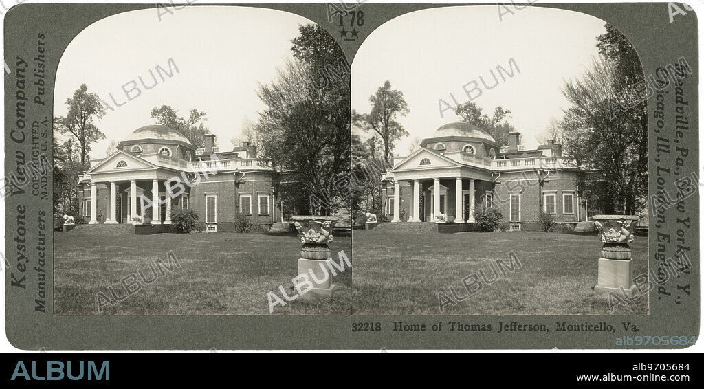 Monticello Thomas Jefferson Drawings