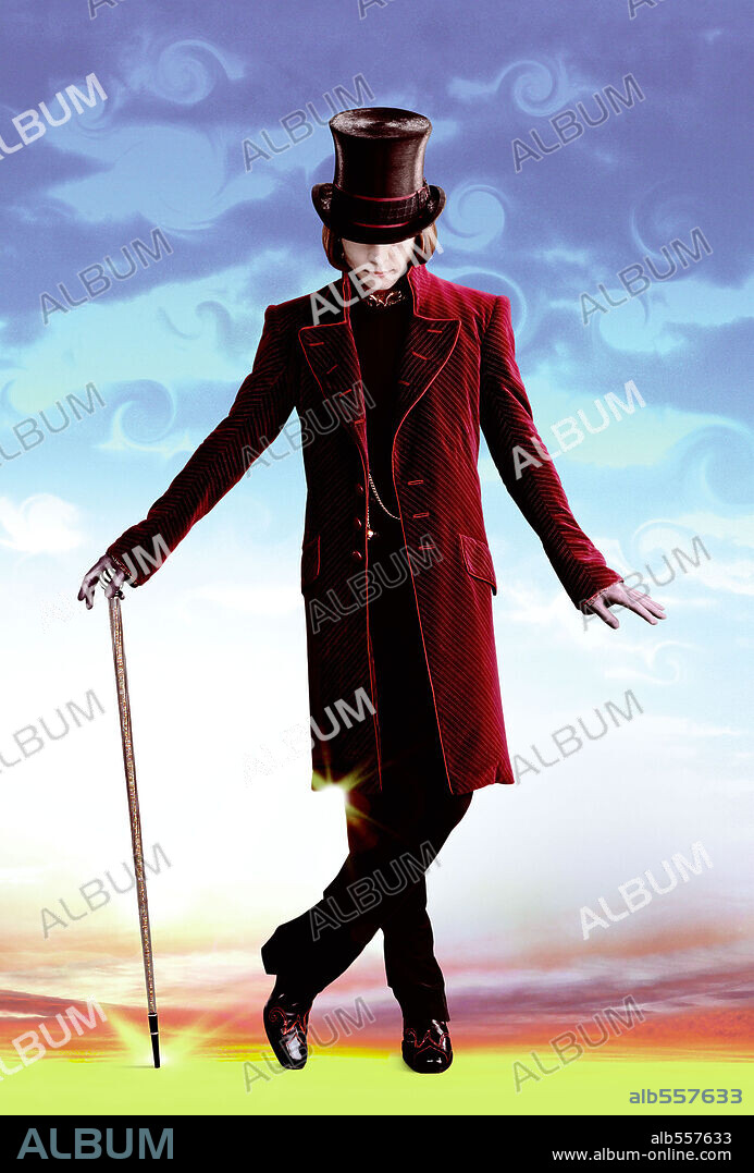 Poster of CHARLIE AND THE CHOCOLATE FACTORY 2005 directed by TIM BURTON. Copyright WARNER BROS. Album alb557633