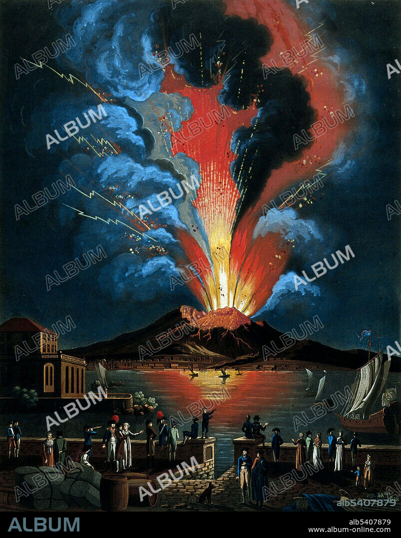 Mount Vesuvius Erupting 79 Ad