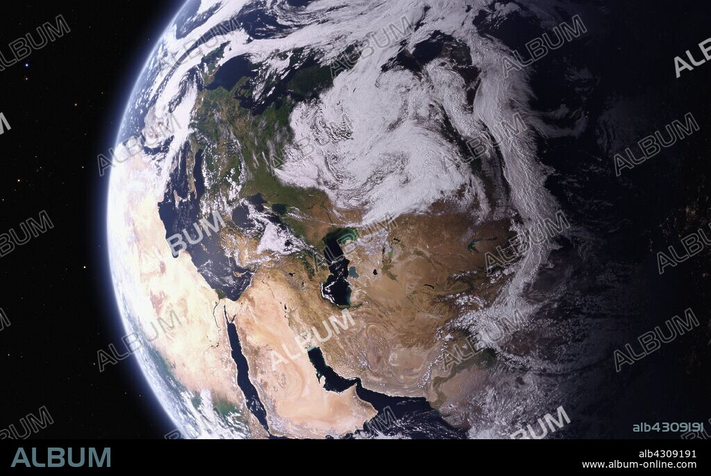 Caspian Sea From Space