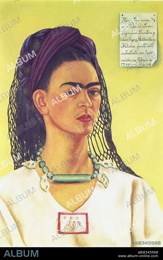 Self Portrait 1940 Frida Kahlo Cropping Bias From The Cultural Canon