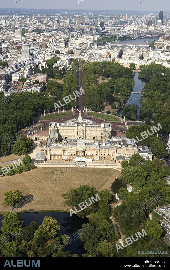 Buckingham Palace Aerial View
