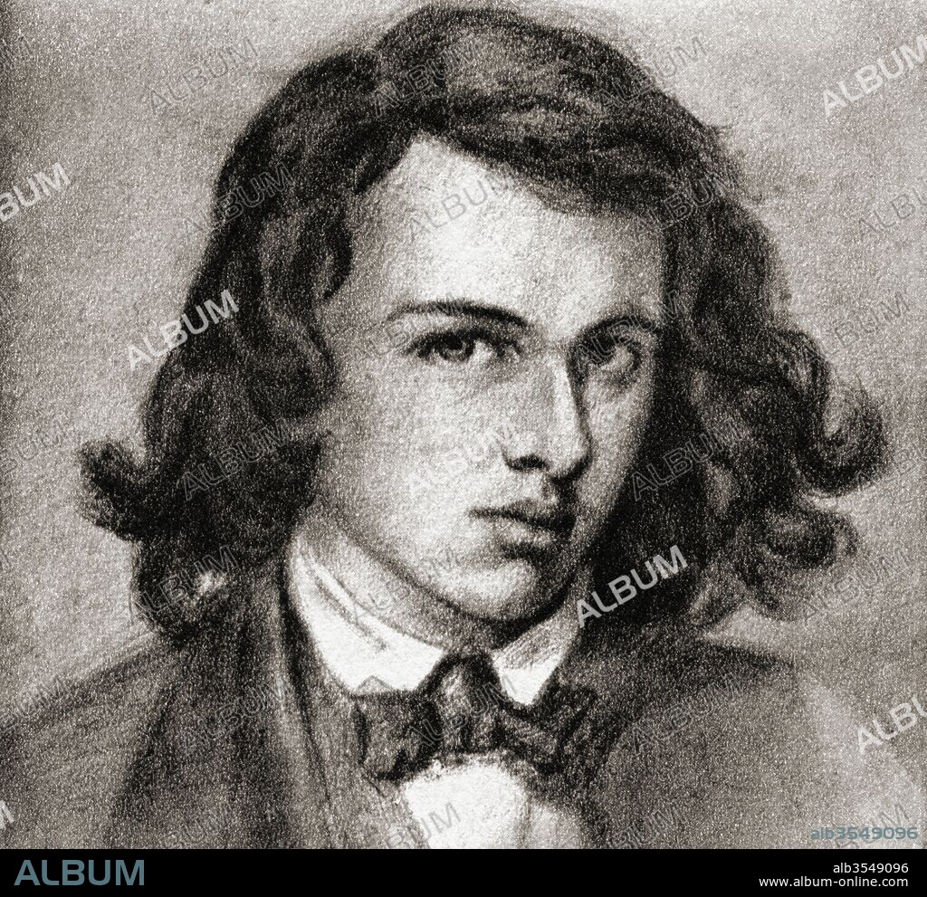 Dante Gabriel Rossetti Self Portrait