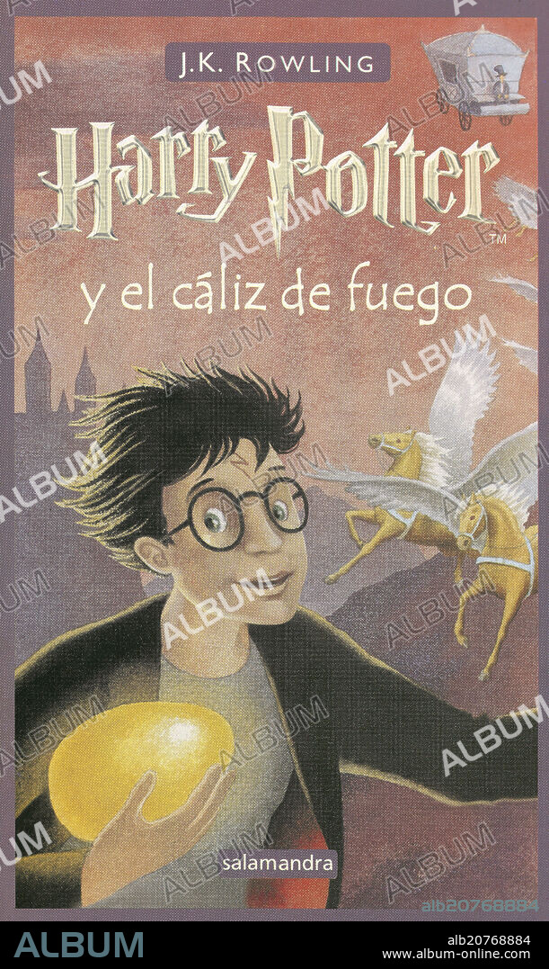 Portada Del Libro Harry Potter Y El Caliz De Fuego