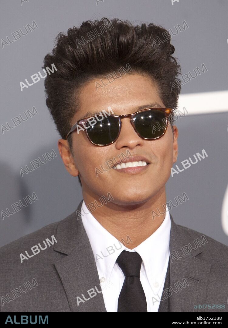 Feb 12 2012 Los Angeles California U S Bruno Mars On The Red