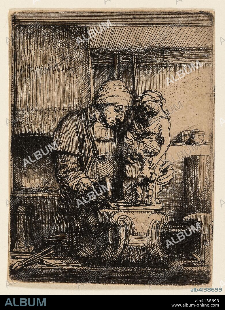 Rembrandt Etching Plate