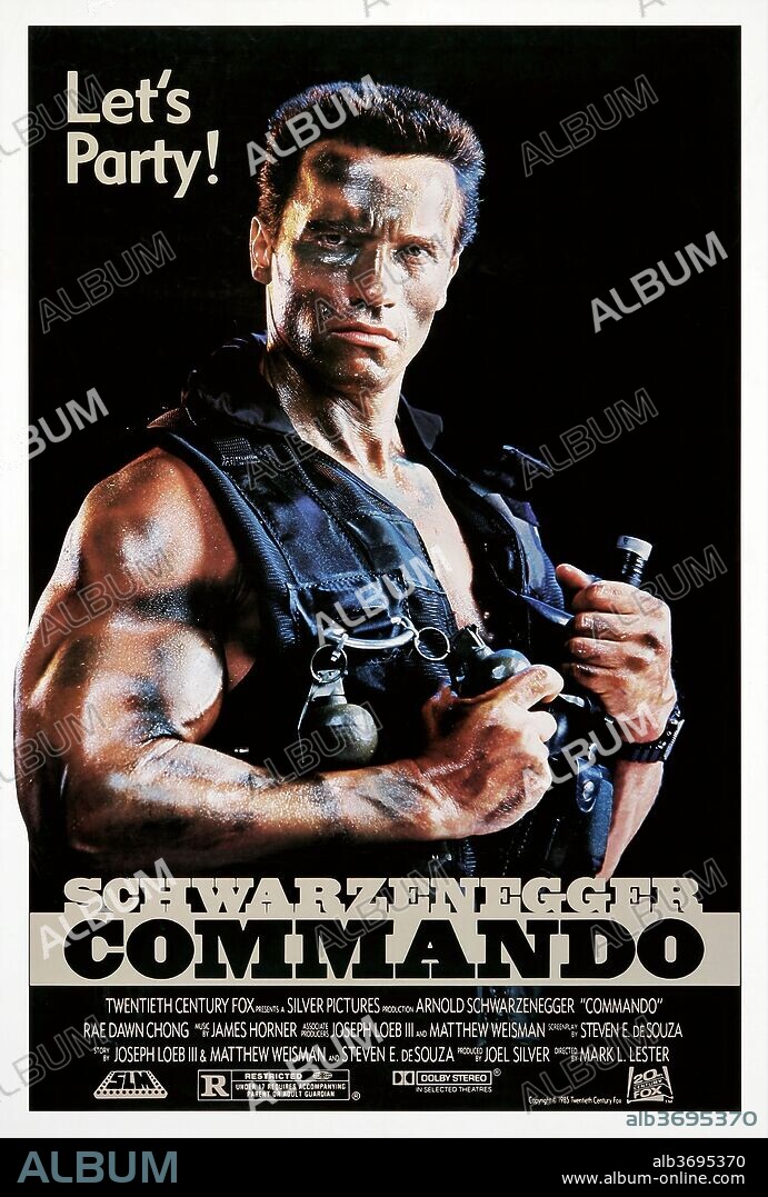 Arnold Schwarzenegger In Commando 1985 Directed By Mark L Lester