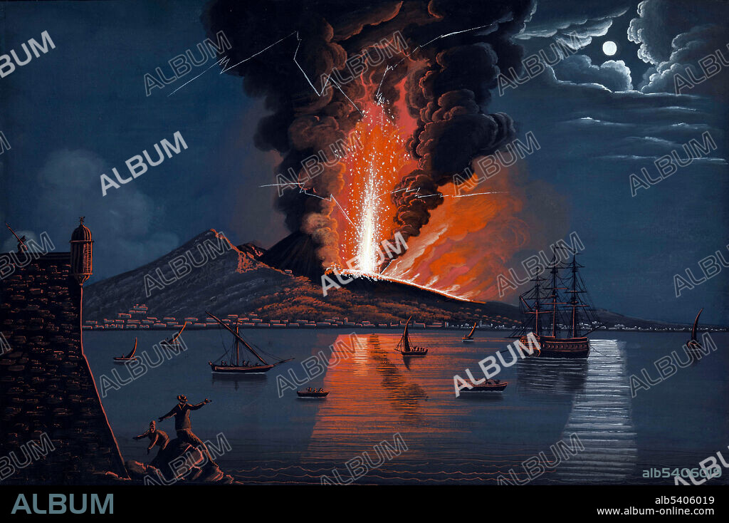 Mount Vesuvius Erupting 79 Ad