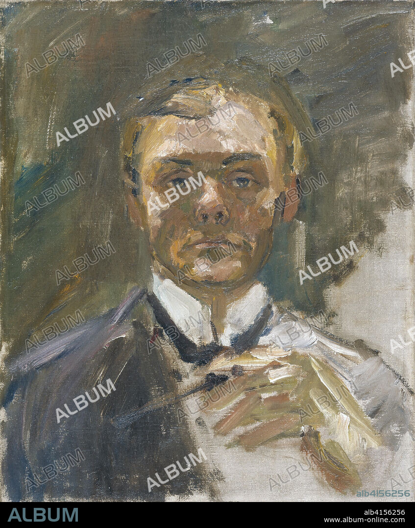 Max Beckmann Self Portrait Drawing