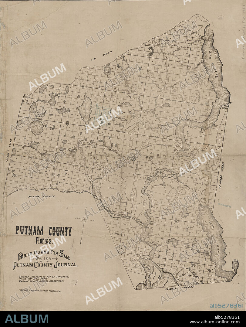 Map Putnam County Florida
