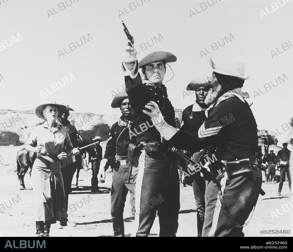 CONSTANCE TOWERS and JEFFREY HUNTER in SERGEANT RUTLEDGE, 1960 ...
